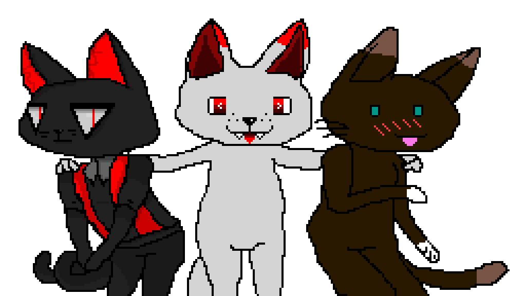 Editing cat frisk with other people - Free online pixel art drawing ...