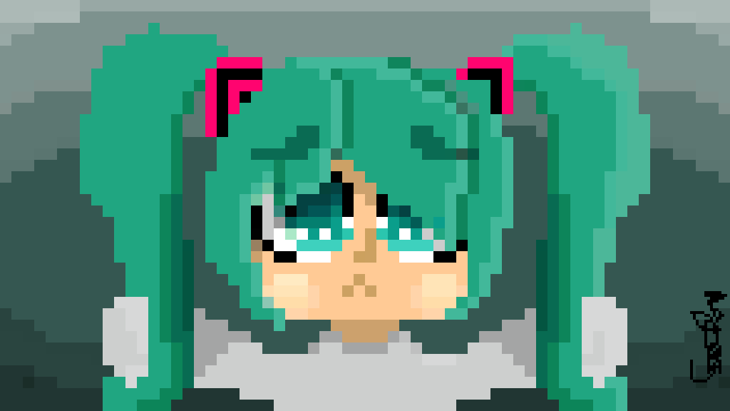 Pixilart - kawaii miku miku cute by LommyNight