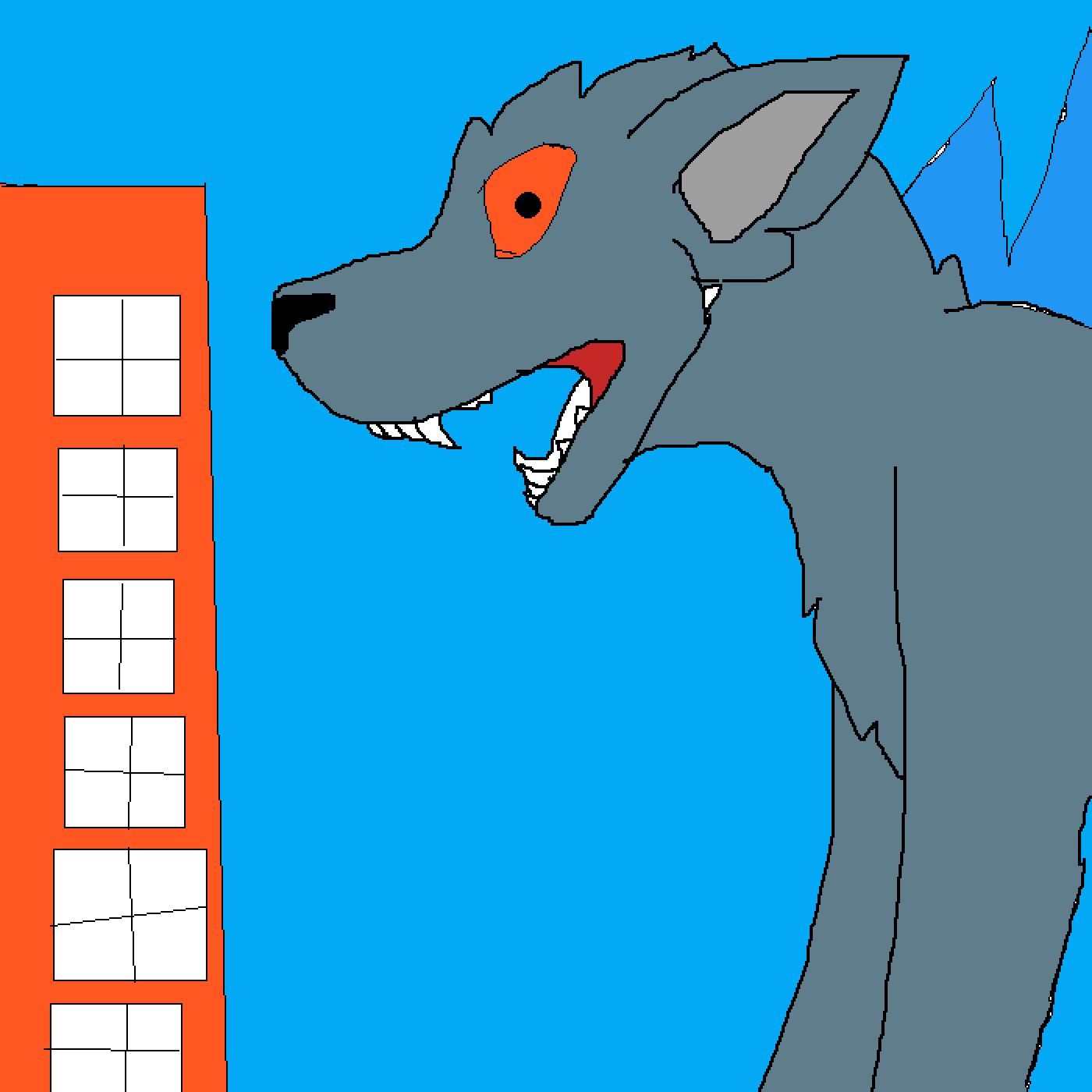 Pixilart - godzilla by gentlemoon200