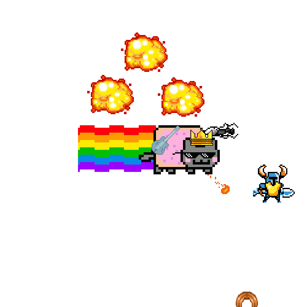 Editing dope nyon cat - Free online pixel art drawing tool - Pixilart