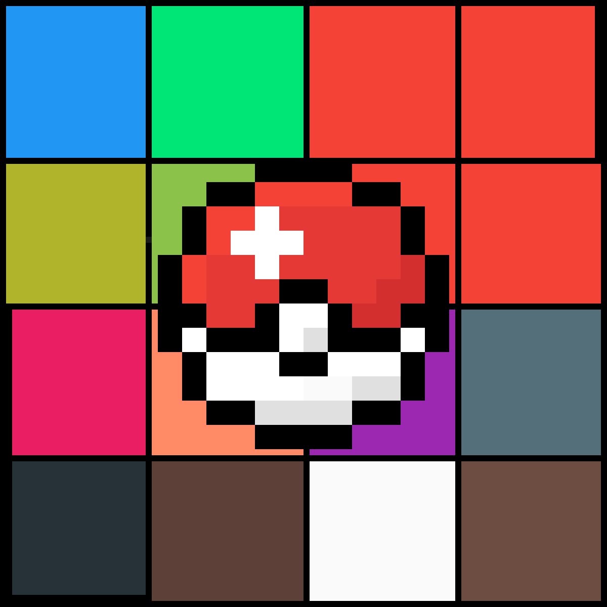 Pixilart - POKEBALL RAINBOW by OfficialRed