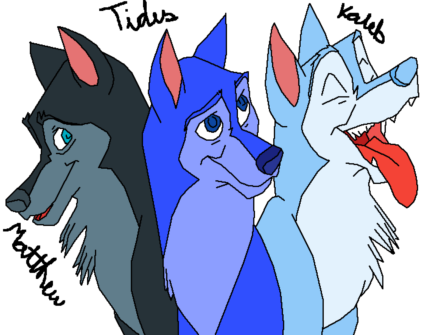 Pixilart - The Three brothers by OceanGirlDraws