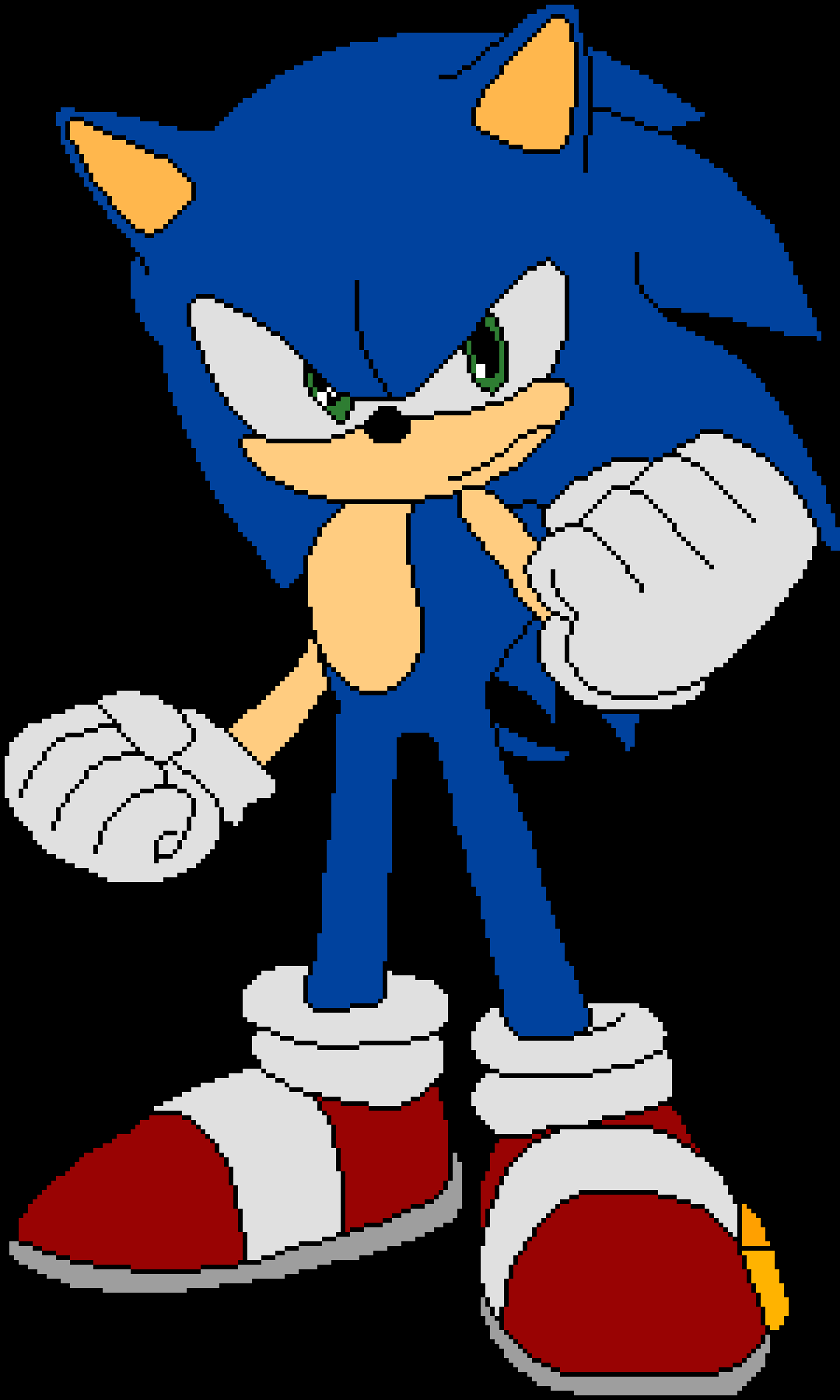 Pixilart - Sonic by SpOoDeR-mAn