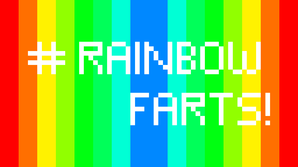 Pixilart - rainbow farts! by lollysticks