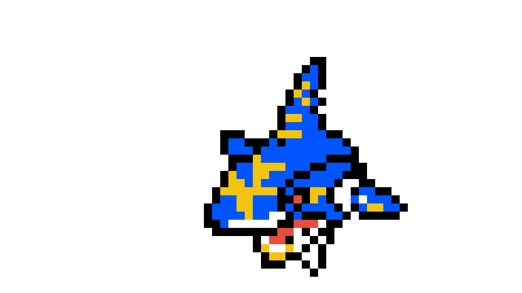 Pixilart - mega sharpedo by corvacho