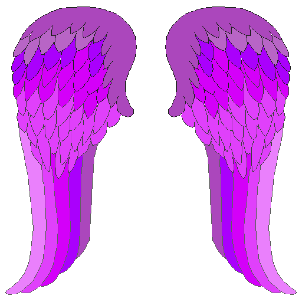 Editing wings collab/gif - Free online pixel art drawing tool - Pixilart