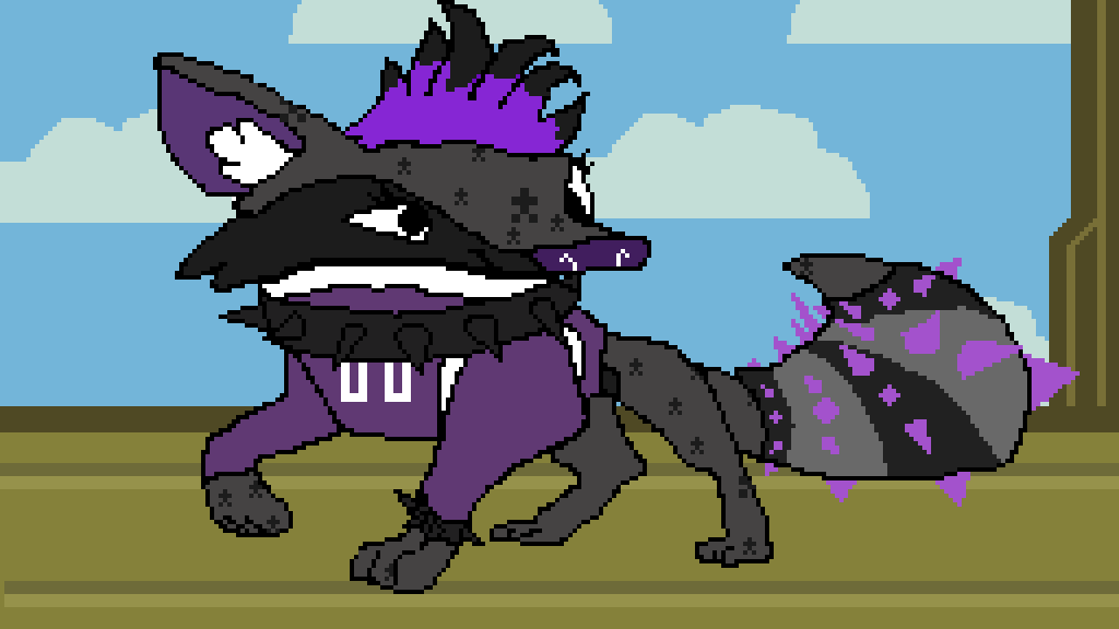 Pixilart - AJ Coyote Collab by Shadowfang