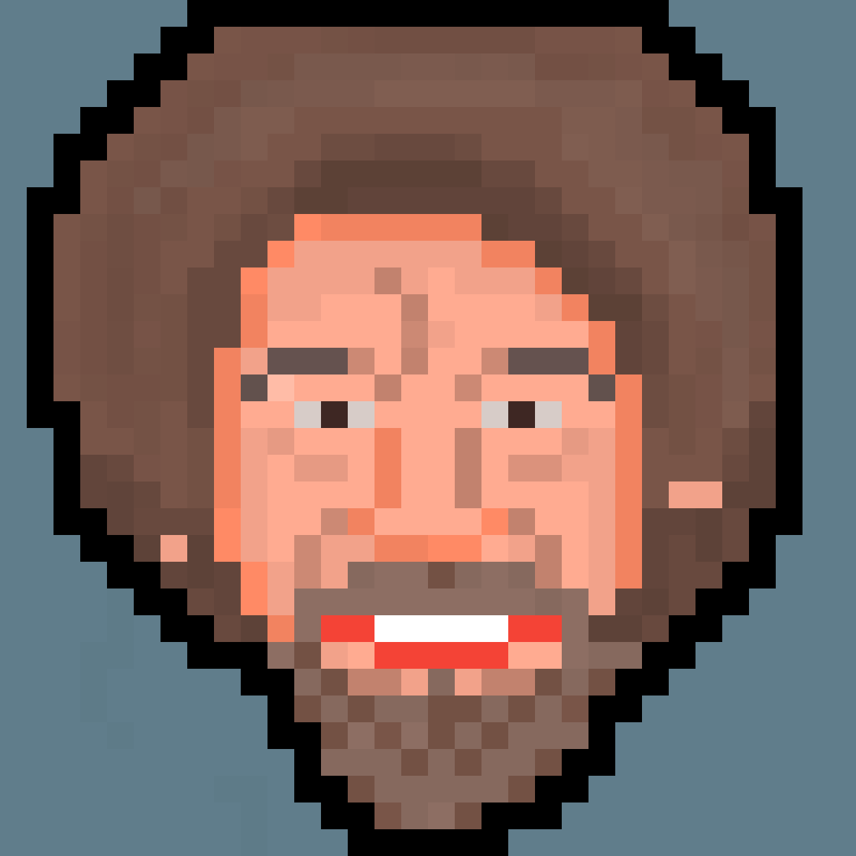 Pixilart - Bob Ross by Ravenist
