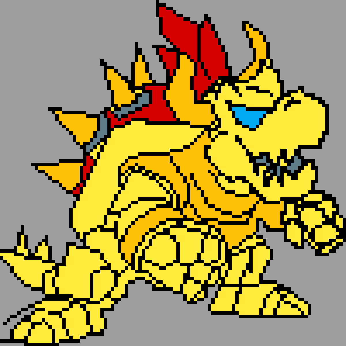 Pixilart - dry bowser gold attire by ThEMytHicalMeW