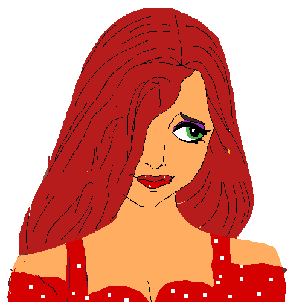 Editing Jessica Rabbit - Free online pixel art drawing tool - Pixilart