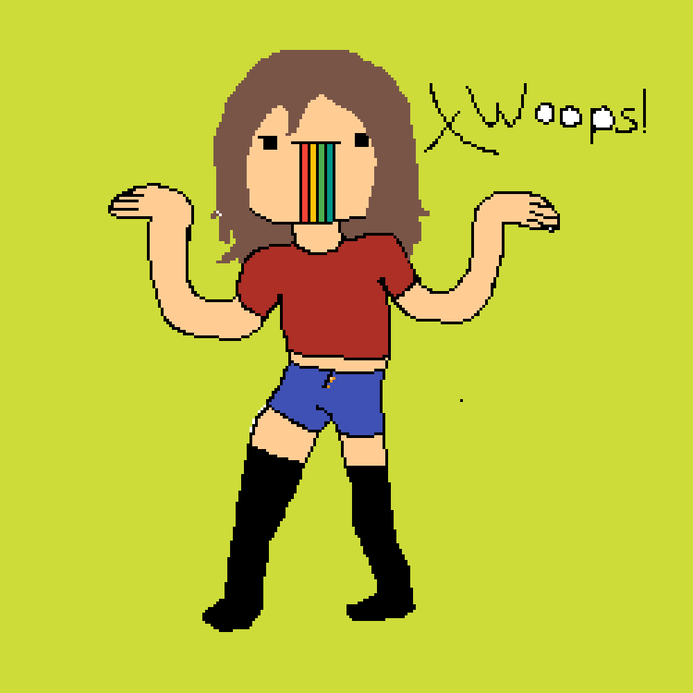 Pixilart - WOOPS by DeadMeme4
