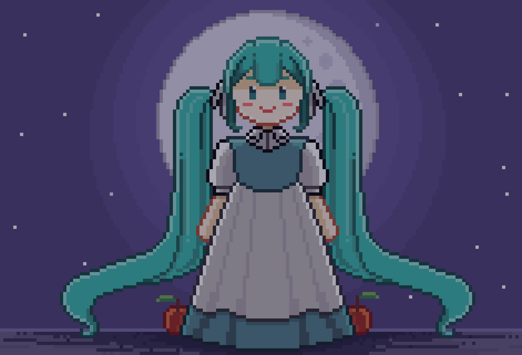 Pixilart - MOONLIT BEAR by CalzonesLimpios