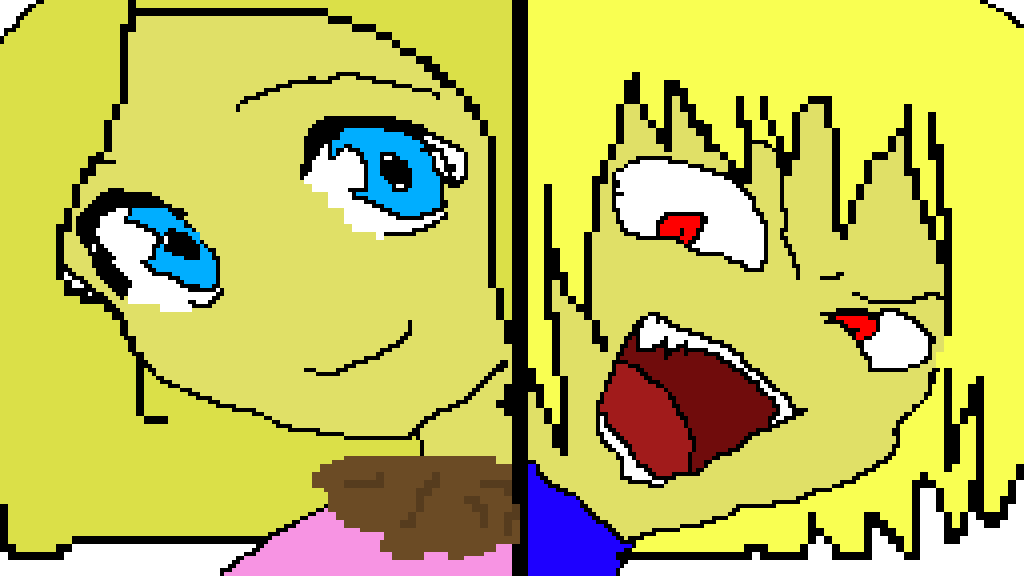 Editing You and your evil side COLLAB - Free online pixel art drawing ...