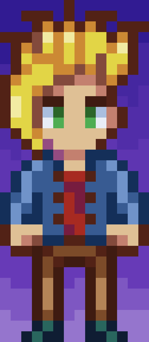 Pixilart - Sam (Stardew Valley NPC) by StitchMaui-22