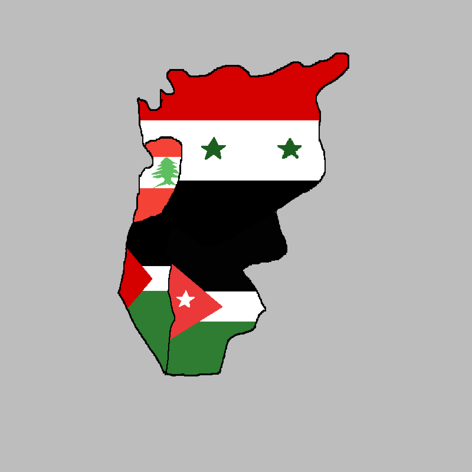 Pixilart - Levantine map by islamic-brother