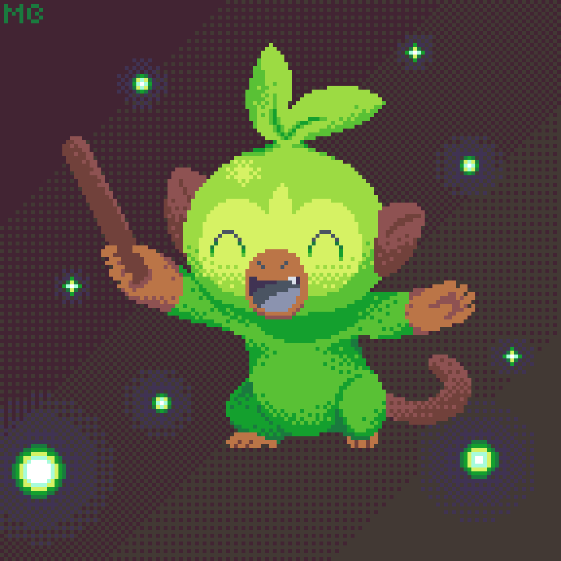 Pixilart - Grookey by MasterBeany