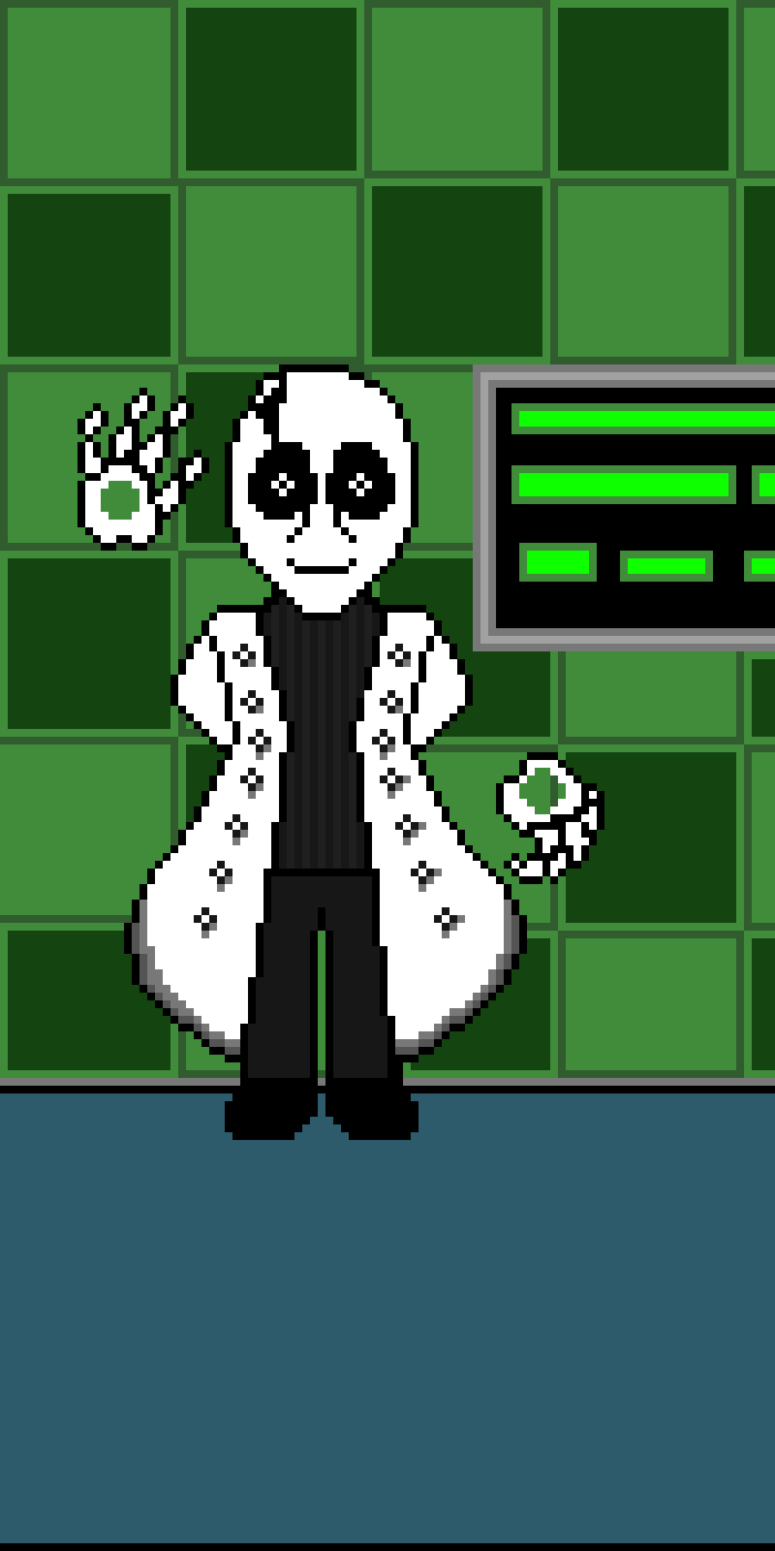 Pixilart - Surface!Tale - Gaster - Art REDONE V2 by WilsonSC