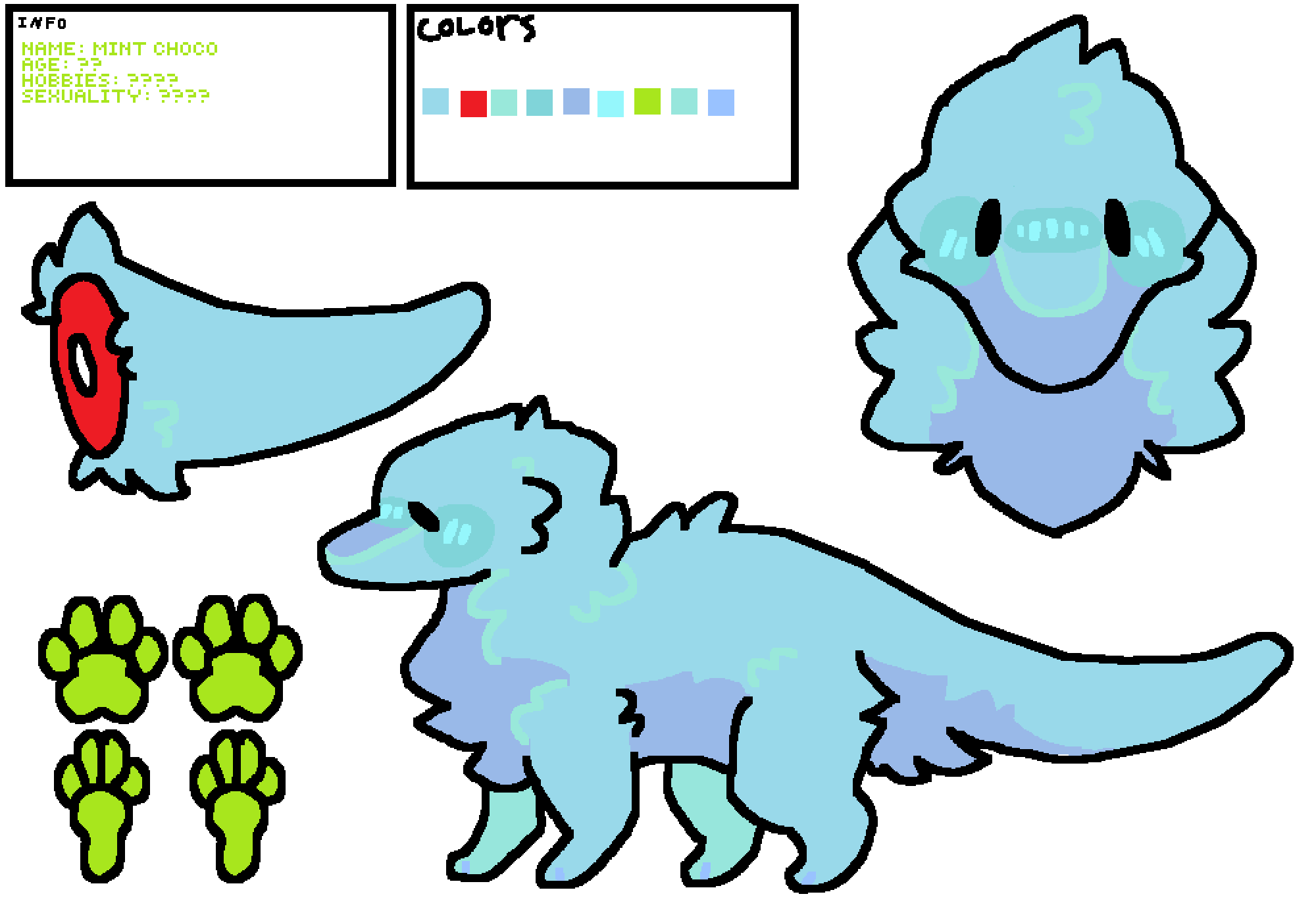 Pixilart - mint choco by banana-proto27