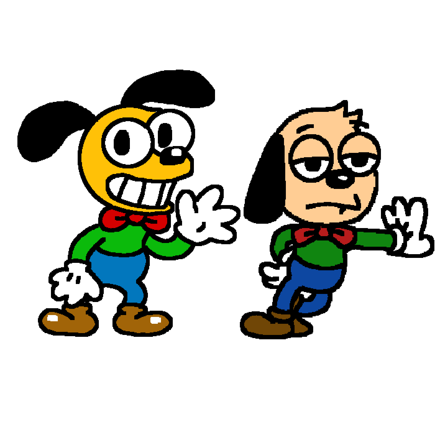 Pixilart - Cartoon crossover by Maxy-dog